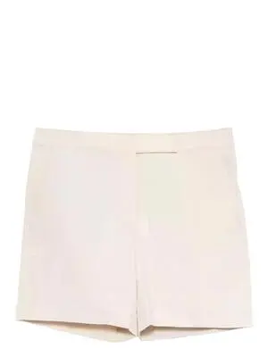Theory Waist Tab Shorts - Neutrals