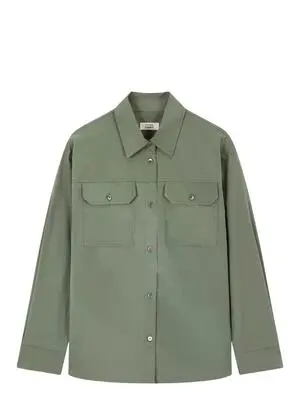 STUDIO TOMBOY Utility Pockets Shirt - Green