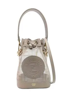 Fendi Mon Tresor Mini Bucket Bag - Grey