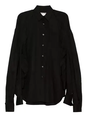 Comme Des Garçons Long-sleeved Shirt - Black