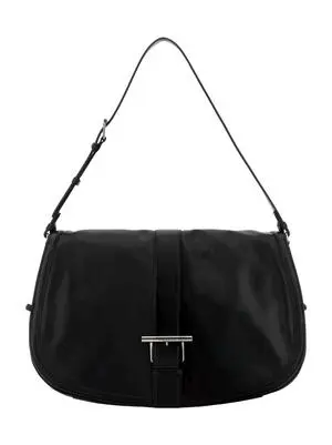 Alexander McQueen Large T-bar Messenger Bag - Black
