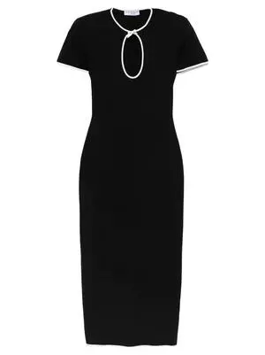 ROWEN ROSE Cut-out Maxi Dress - Black