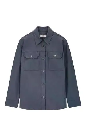 STUDIO TOMBOY Utility-pocket Shirt - Blue