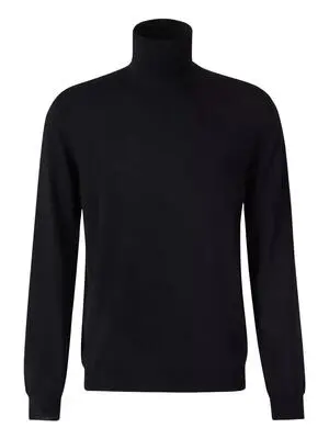 ZANONE Roll Neck Jumper - Black