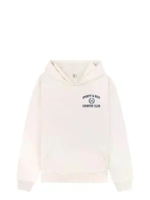 SPORTY & RICH Sporty & Rich Varsity Crest Hoodie
