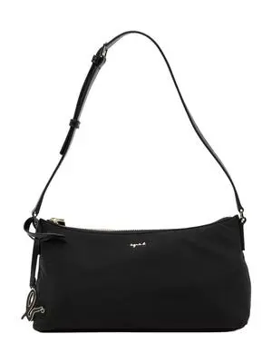 AGNÈS B. Logo-plaque Shoulder Bag - Black