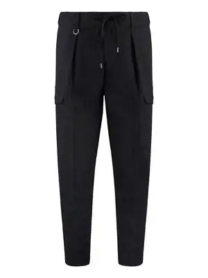 PAOLO PECORA Drawstring Straight-Leg Trousers
