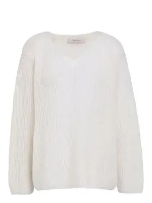 Max Mara Leisure Mohair-blend Sweater - White