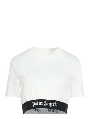 Palm Angels Crop Top - White