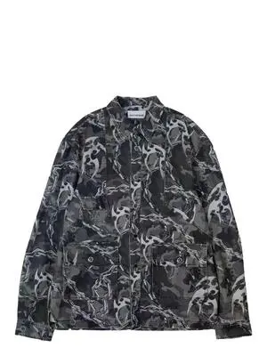 HAN KJØBENHAVN Camouflage-print Jacket - Grey