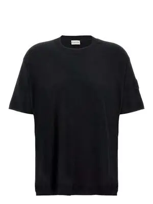 Moncler Logo-patch T-shirt - Black