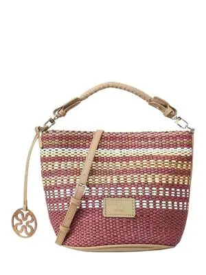 V°73 Stefanie Braided-detail Bucket Bag - Red