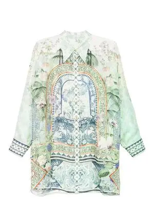 Camilla Jardim Party Shirt - Green