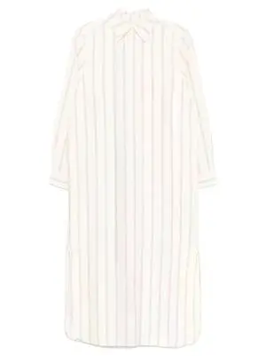 TOTÊME TOTEME Striped Tunic Shirt Dress