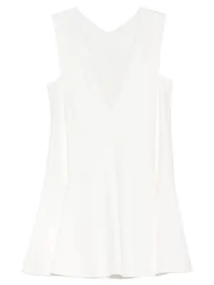 Khaite Mel Mini Dress - White
