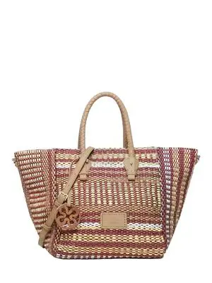 V°73 Stefanie Woven Tote Bag - Red