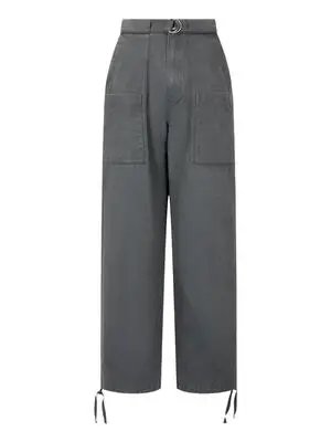 STUDIO TOMBOY High-waisted Cargo Trousers - Grey