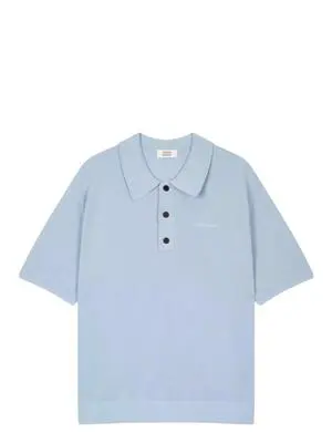 STUDIO TOMBOY Ribbed Polo - Blue