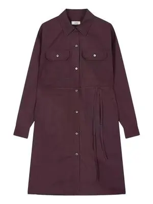 STUDIO TOMBOY Utility Shirtdress - Red