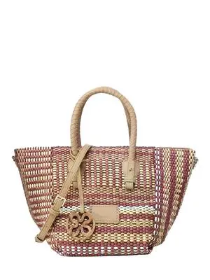 V°73 Stefanie Woven Tote Bag - Red