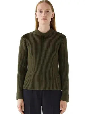 Veronica De Piante Ivy Merino Wool Sweater - Olive