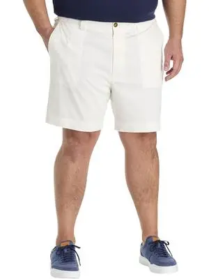 OAK HILL BY DXL Oak Hill By DXL Big & Tall Tech Shorts White