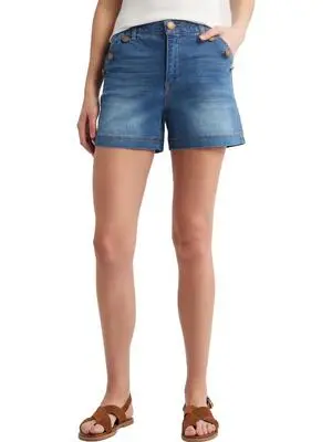 WIT & WISDOM Wit & Wisdom Skyrise Denim Sailor Shorts