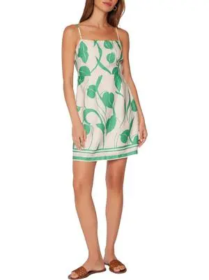 LOST + WANDER Vineyard Vistas Minidress - Green-cream