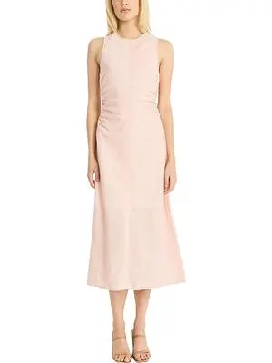 LUXELY Drift Woven Midi Dress - Blush