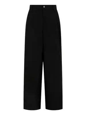 STUDIO TOMBOY Wide-leg Trousers - Black