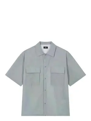 STUDIO TOMBOY Short-sleeve Utility Shirt - Blue