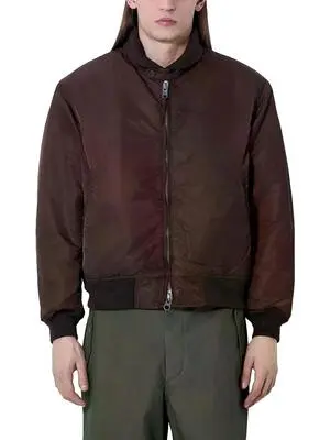 Engineered Garments Zip-up Bomber Jacket - Brown