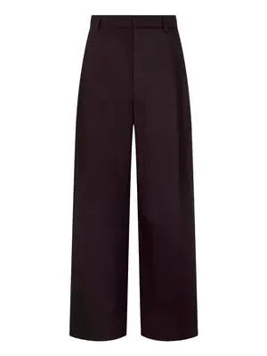 STUDIO TOMBOY Wide-leg Tailored Trousers - Brown