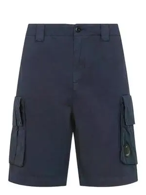 C.P. COMPANY Iconic Lens Cargo Shorts - Blue