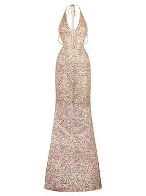 Roberto Cavalli Sequin-embellished Dress - Grey