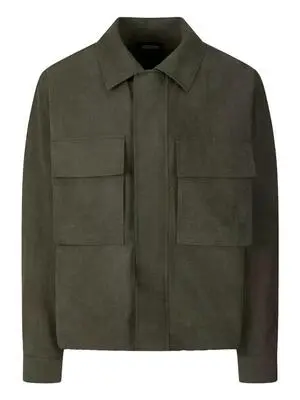 STUDIO TOMBOY Dual-pocket Utility Jacket - Green