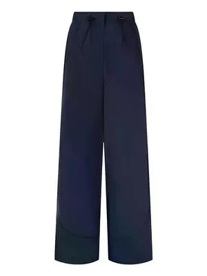STUDIO TOMBOY Wide-leg Drawstring Trousers - Blue