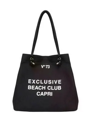 V°73 Logo Shoulder Bag - Black