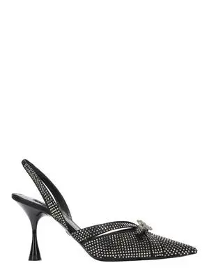Roberto Cavalli Embellished Slingback Pumps - Black