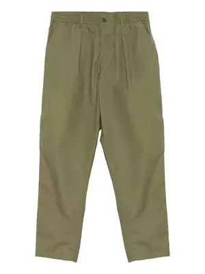 Universal Works Pleated Track Trousers - Green