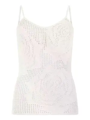ROBERTO CAVALLI Roberto Cavalli Rose Cut-Out Top