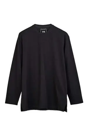 Adidas Y-3 Graphic Long-sleeve Top - Black