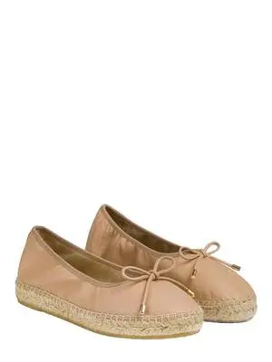 LK BENNETT Taleena Espadrille Ballet Flats - Trench
