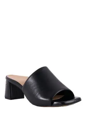 STINAA.J Sarah Orthopedic Mule Sandal - Black Leather