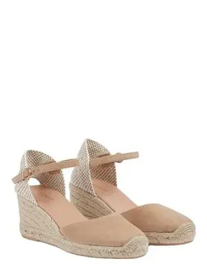 LK BENNETT Marissa Espadrille Wedge Sandal - Trench