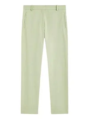 JOSEPH Eliston Slim-fit Stretch-woven Trousers - Matcha