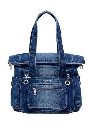 Desigual Denim Backpack - Medium Blue
