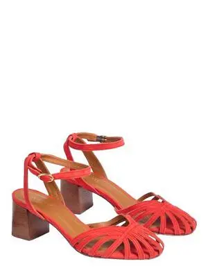 LK BENNETT LK Bennett Plaited D'Orsay Sandal Red