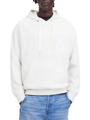 Madewell Heathered Rib Knit Hoodie - Heather Vintage Ivory