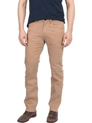 JACK OF SPADES Jack Of Spades High Roller Fit Five-Pocket Pants Stone